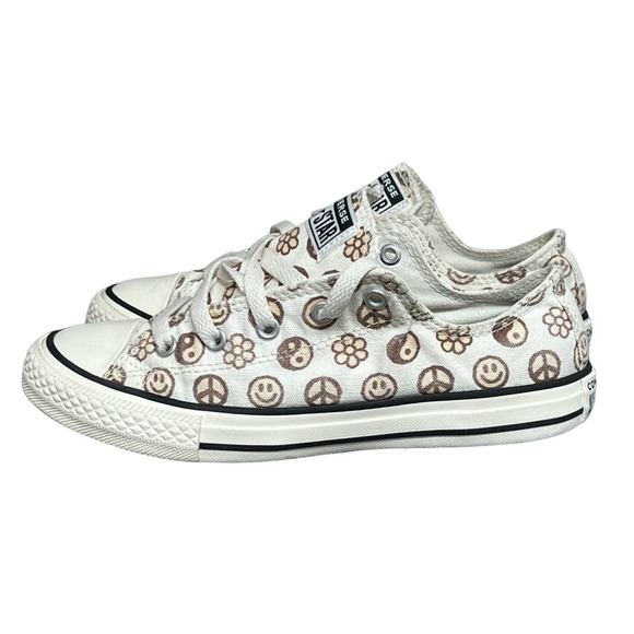 Converse | Shoes | Converse Chuck Taylor Low Custom Smileys Youth Size ...